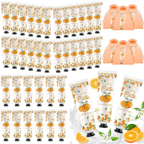 Swiffen 48 Sets Baby Shower Hand Cream Bulk Orange Cutie Baby Shower ...