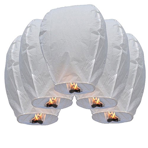 Fairbridge Chinese Lanterns 10-Pack White, Fully Assembled and Fuel ...