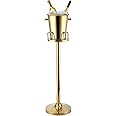 Amazon.com: Gold Ice Bucket with Stand, large Champagne Ice Bucket 1.32 ...