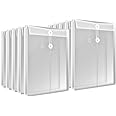 Amazon.com: 10 Pack Clear Plastic Envelopes, Reusable & Waterproof File ...