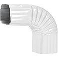 Amazon.com : VYH Downspout Gutter Elbows (Low Gloss White) Gutter Elbow ...