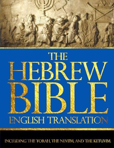 The Hebrew Bible Large Print In English Complete (Tanakh or Old ...