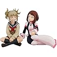 Amazon.com: QAHEART MHA Girl Figures Toga Himiko Sitting Figure Uraraka ...