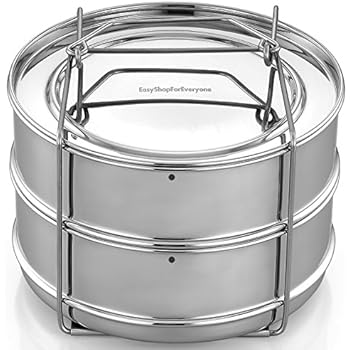 Amazon.com: ekovana Stackable Stainless Steel Pressure Cooker Steamer ...