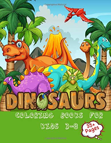 Dinosaurs Coloring book Dinosaurs Activity Book for Kids: Fantastic ...