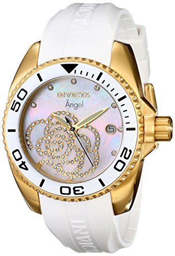 Invicta Women's 0488 Angel Collection Cubic Zirconia Accented ...
