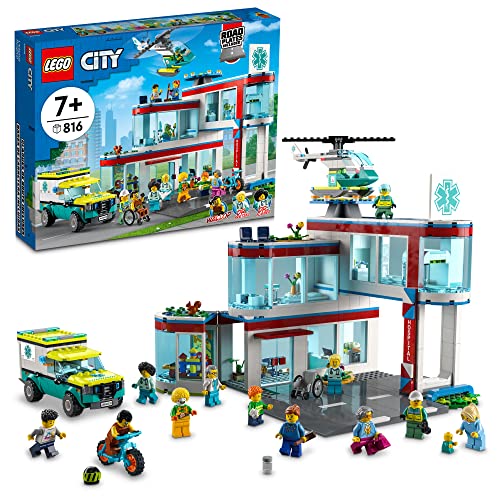 LEGO City Hospital Building Set 60330 With Toy Ambulance Rescue lego-city-hospital-building-set-60330-with-toy-ambulance-rescue