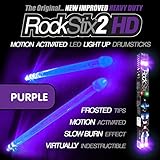 Amazon.com: ROCKSTIX 2 HD BLUE, BRIGHT LED LIGHT UP DRUMSTICKS, with ...