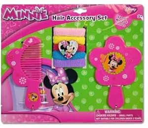 Amazon.com: Minnie Mouse Comb, Mirror & Hair Ponies Set: Toys & Games
