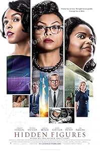 Amazon.com: Posters USA Hidden Figures Movie Poster GLOSSY FINISH ...