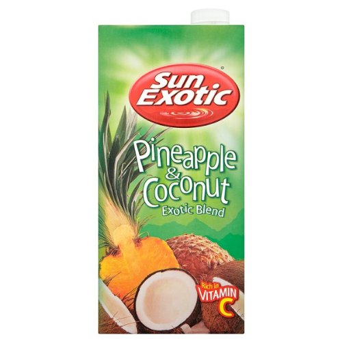 Sun Exotic Pineapple & Coconut Juice Drink 12x1 Litre: Amazon.co.uk ...