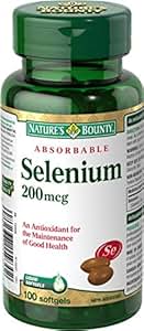 Nature's Bounty Selenium Pills, Supplement, An Antioxidant for the ...