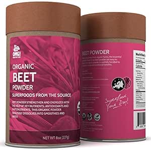 Amazon.com: OMG! Superfoods Organic Beet Powder - 100% Pure, USDA ...
