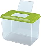 Ferplast Geo Fish Tank, Extra Large, 35.6 x 23.4 x 22.8 cm, 11 Liter ...