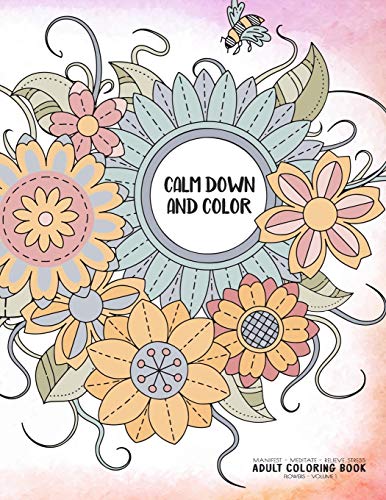 Amazon.com: Calm Down and Color - Manifest - Meditate - Relieve Stress ...