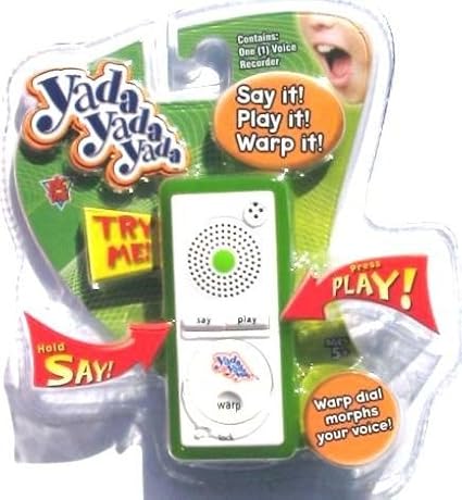 Yada Yada yada voice recorder Green [Toy]: Amazon.co.uk: Toys & Games