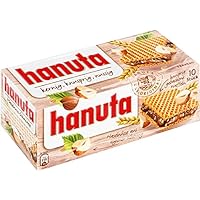 Amazon.com: Ferrero Hanuta Chocolate Hazelnut Candy Wafers (18 x 2) 36 ...