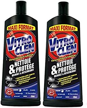 Vitroclen Nettoyant Crème Plaques Vitrocéramique et à Induction - 500 ...