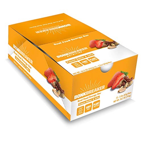 Bonk Breaker Real Food Energy Bar Gluten-Free, 8g Protein, Peanut ...
