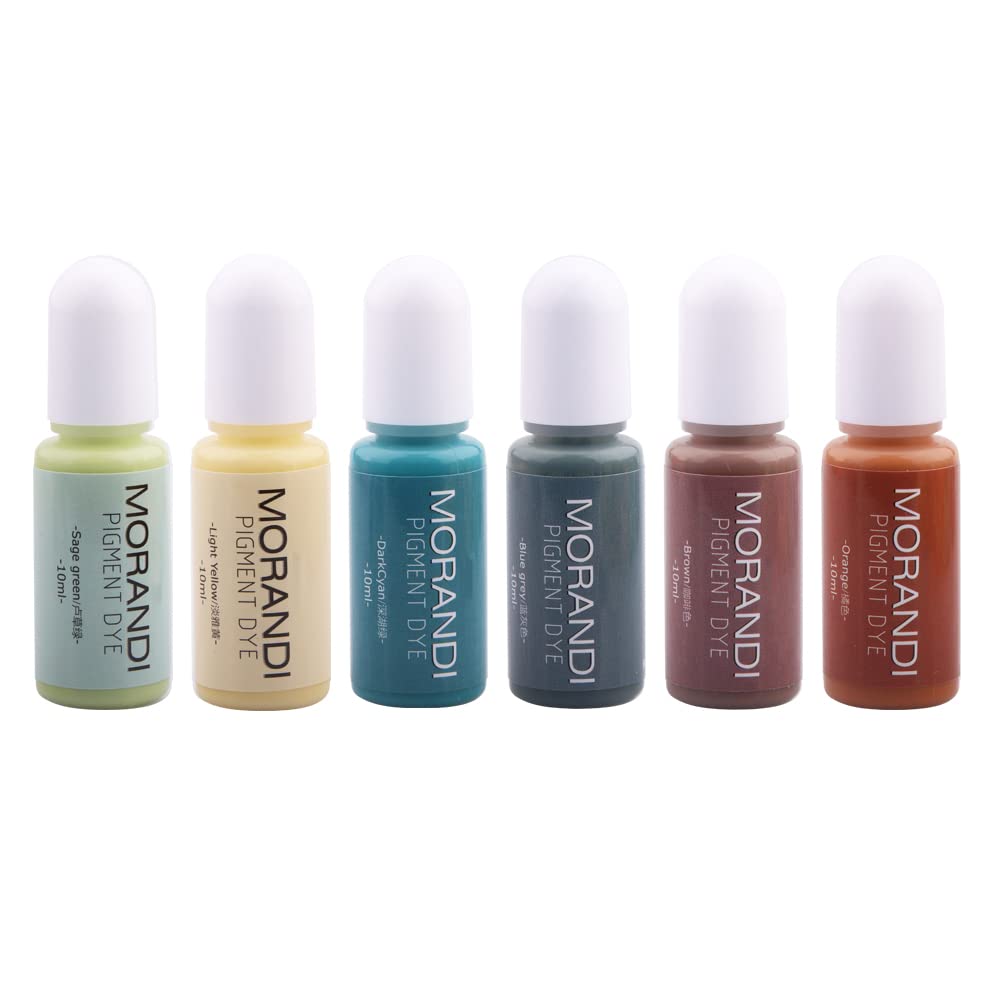 DIYcraft Epoxy Resin Pigment, 6 Colors Morandi Pigment Kit, for DIY Art ...