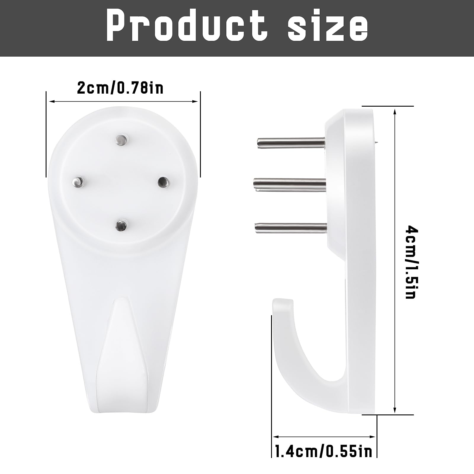 Mua 50 Pack Concrete Wall Hooks Concrete Wall Picture Hangers with ...