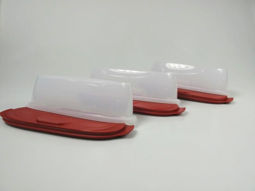 TUPPERWARE Wurstbox Wurst-Theke rot (3) Max Wurst Kühlschrank ...