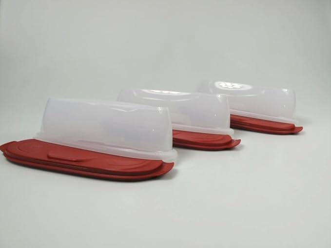 TUPPERWARE Wurstbox Wurst-Theke rot (3) Max Wurst Kühlschrank ...