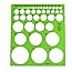 Amazon.com : Fiskars Circle Shape Template : Paper Punches : Arts ...