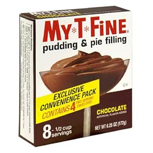 Amazon.com : MY T FINE Pudding, Chocolate, Family Size, 6.25-Ounce ...