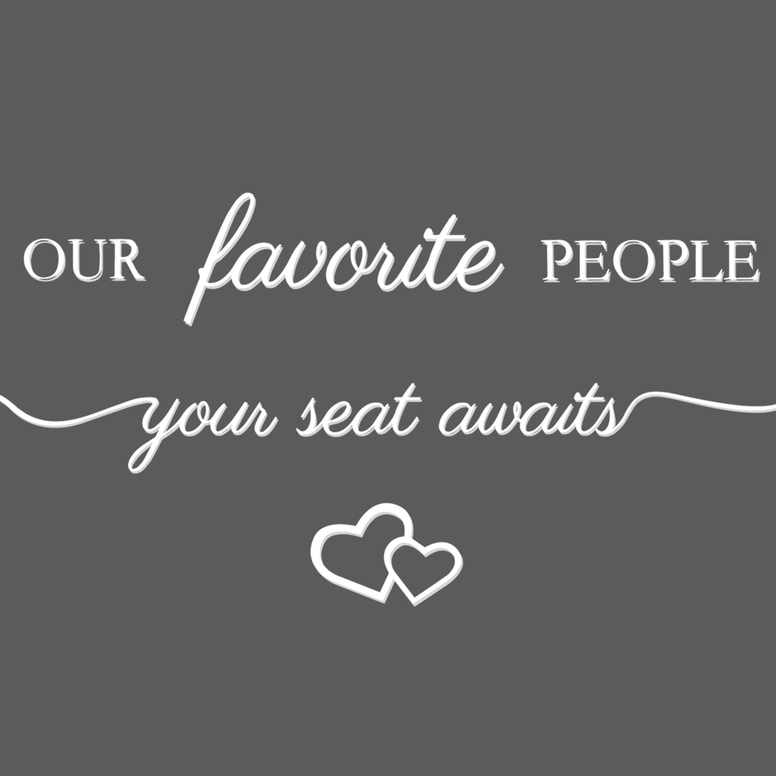 Watersay 3 Pcs Wedding Seating Chart Decal Stickers DIY Our Favorite ...