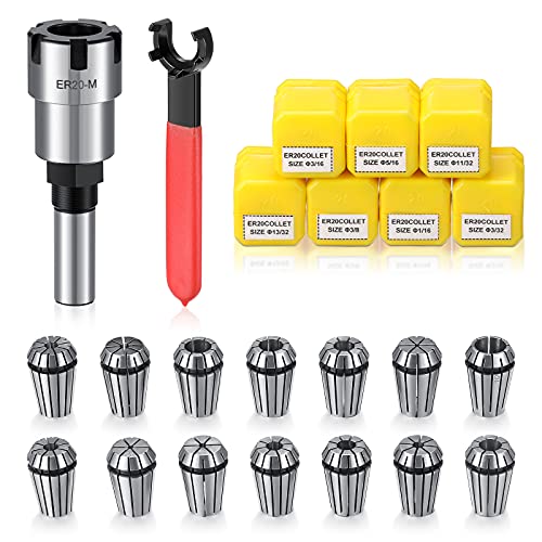 1/2 Inch Shank Router Bit Collet Extension Chuck Converter Adapter 14 ...