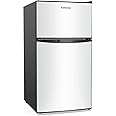 Amazon.com: BANGSON Mini Fridge with Freezer, 3.2 Cu.Ft Compact ...