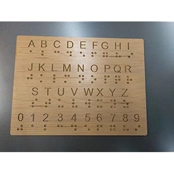 Amazon.com: Braille Only Alphabet Stickers- 676 Stickers: Health ...