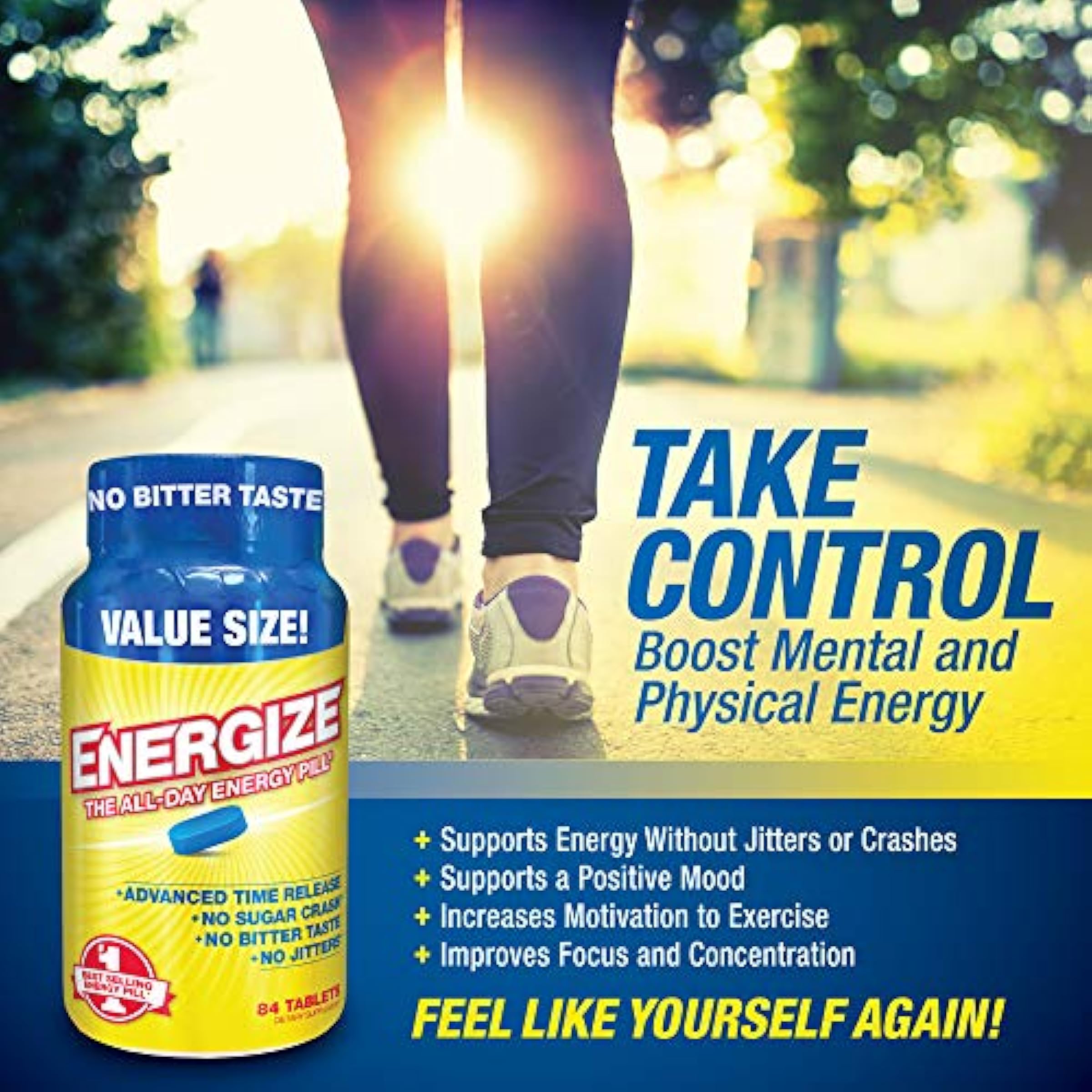 Snapklik.com: iSatori Energize Caffeine Pills - Fast Acting Energy Pill ...