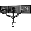 HUANUO Triple Monitor Mount for 17 to 32 inch Screens, Gas Springs ...