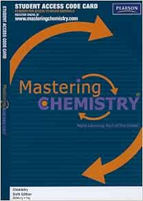 MasteringChemistry Access Code: For Chemistry, Sixth Edition ...
