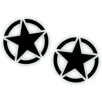 Amazon.com: Military Invasion Star Decal - 5 Inch - Restore Or Custom ...