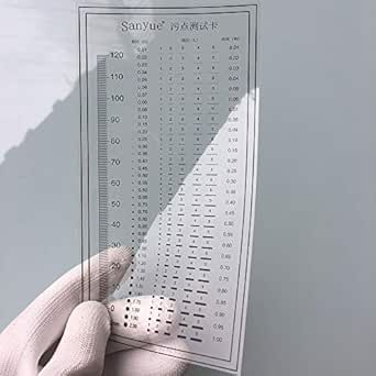 Film Ruler dot Gauge sec Size Estimation Chart (Transparency) for ...