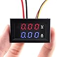 Eiechip LED Digital Voltmeter Ammeter DC Digital Multimeter 100V 10A ...