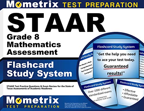 Staar Grade 8 Mathematics Assessment Flashcard Study System: Staar Test ...