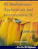 Mathematics: Applications and Interpretation, Standard Level, Course ...