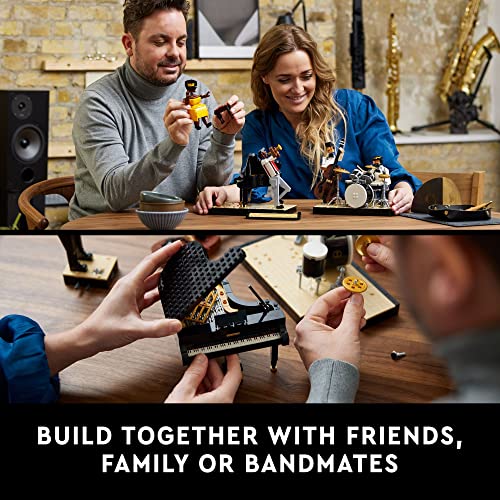 LEGO Ideas Jazz Quartet 21334 Building Blocks - Featuring Buildable ...
