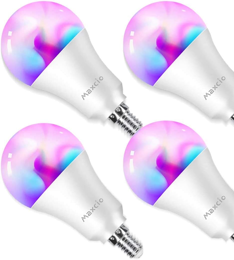 Smart Alexa Lampe, Maxcio Wifi Led Glühbirne, [9W E14], Kompatibel mit ...