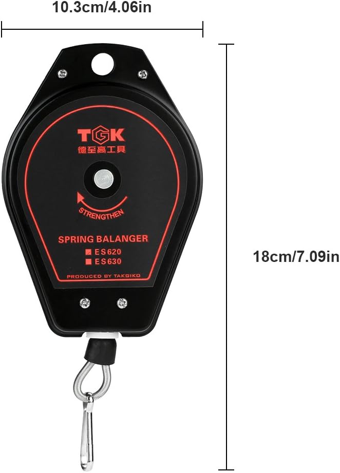 Retractable Spring Balancer Tool Holder Hanging 0.6kg-2kg ES620 for ...