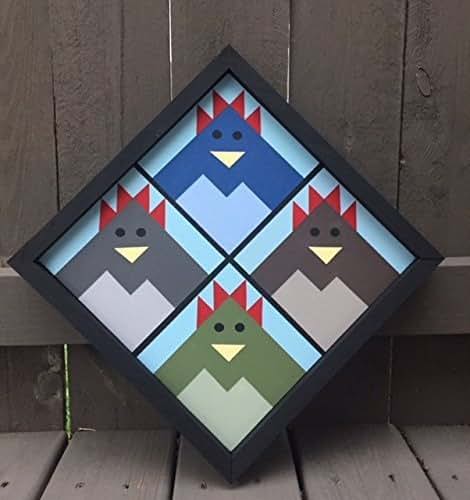 Amazon.com: Chicken Mini Barn Quilt: Handmade