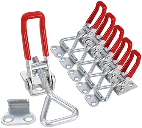Fingertoys 6 PCS Adjustable Toggle Catch Latch Clamp, 100KG/220lbs ...