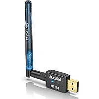 Amazon.com: Bluetooth Adapter for PC 5.3, Maxuni USB Bluetooth Dongle 5 ...