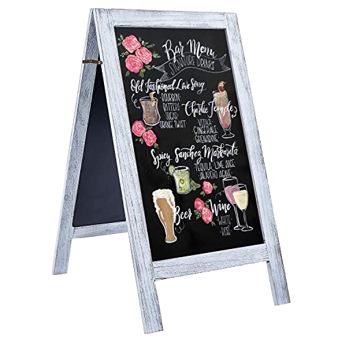 RHF Extra Large 40"x22" Chalkboard Sign, Handcrated A Framed Chalk ...