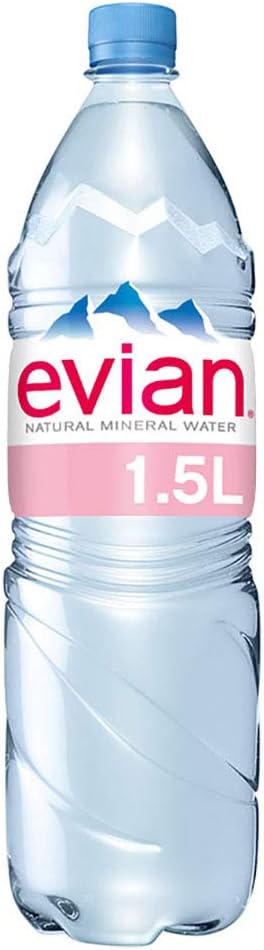 Evian 1.5L Water Bottle Pack of 8: Amazon.co.uk: Office Products