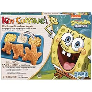 KID CUISINE SpongeBob SquarePants Chicken Breast Nuggets Meal With ...